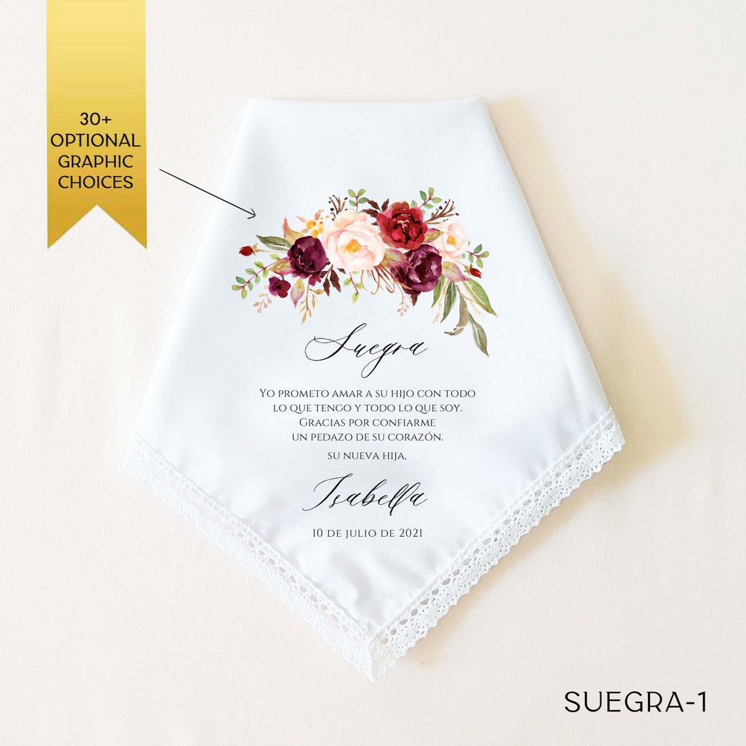 SPANISH Mother in Law Gift, Spanish Wedding Gift for Mother in Law ...