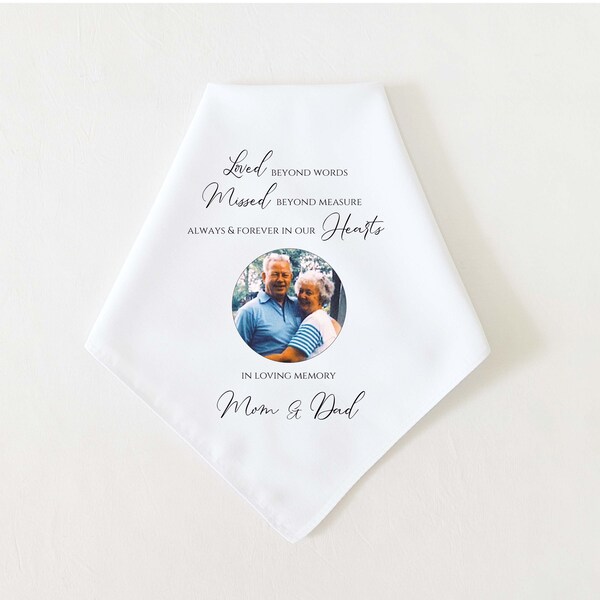 Memorial Handkerchief for Daughter - Etsy