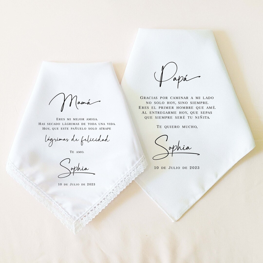SPANISH Mother of the Bride Gift, Father of the Bride Gift, Wedding ...