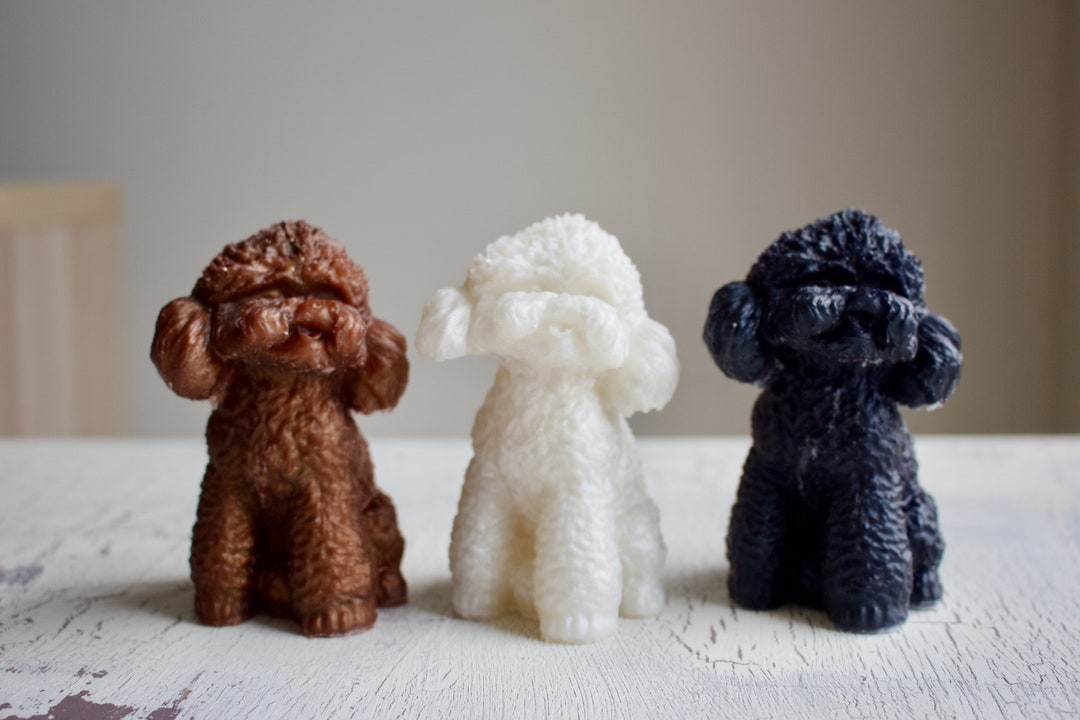 Poodle Figurine Cute Toy Paperweight Gift Ideas Range of Colours Kids ...