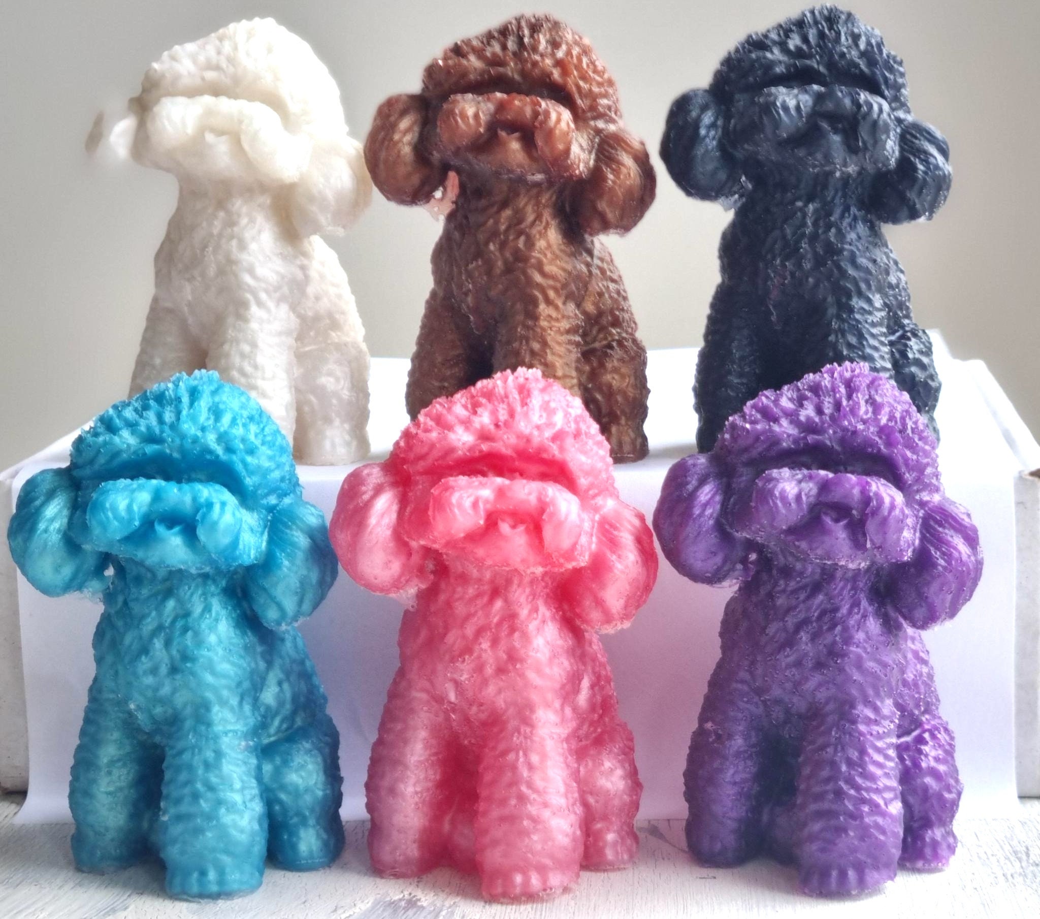 Poodle Figurine Resin Epoxy Cute Toy Paperweight Gift Ideas Range of ...
