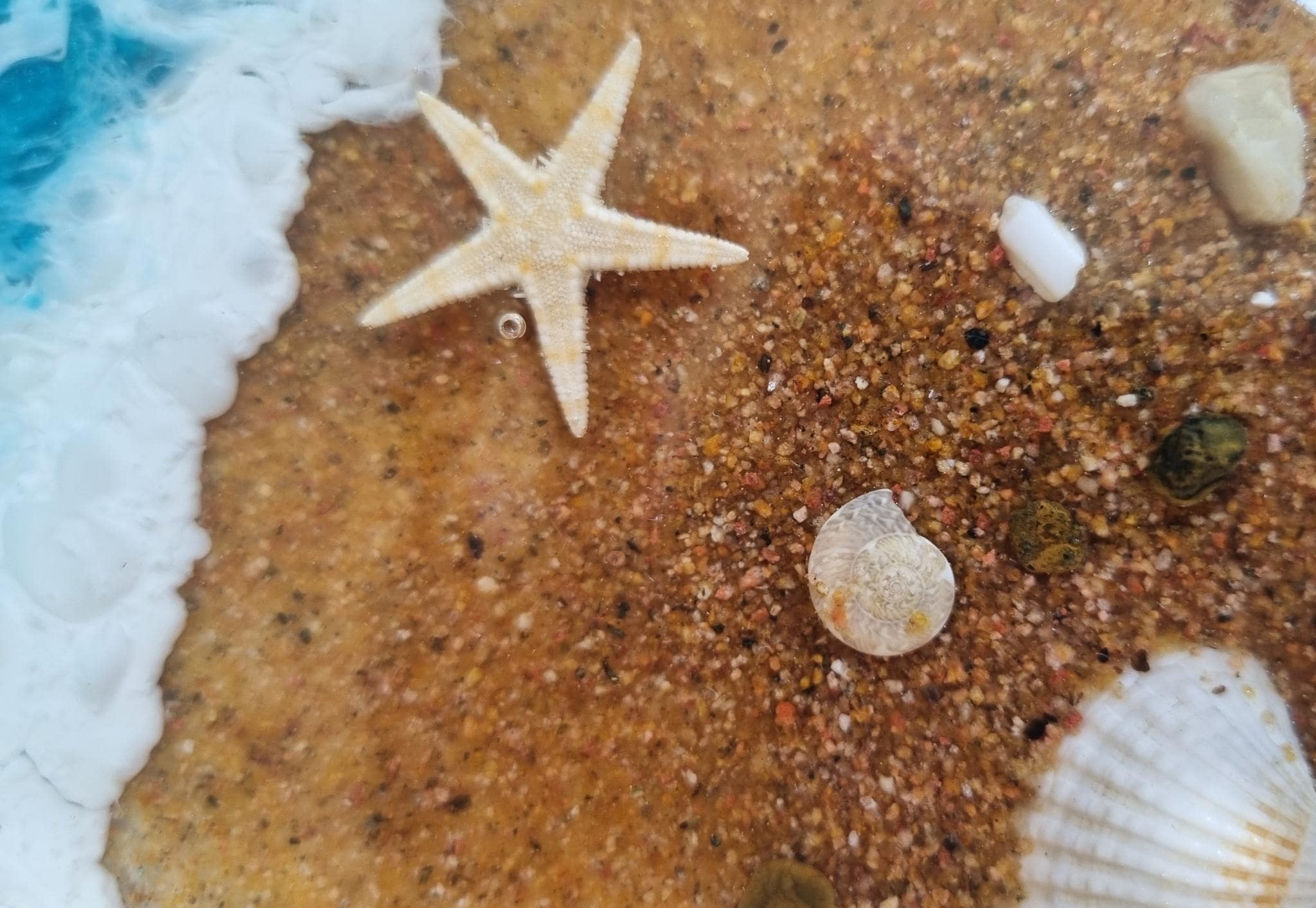 Surfboard Epoxy Resin Statue for Bookshelf Table Beach Home Decor ...