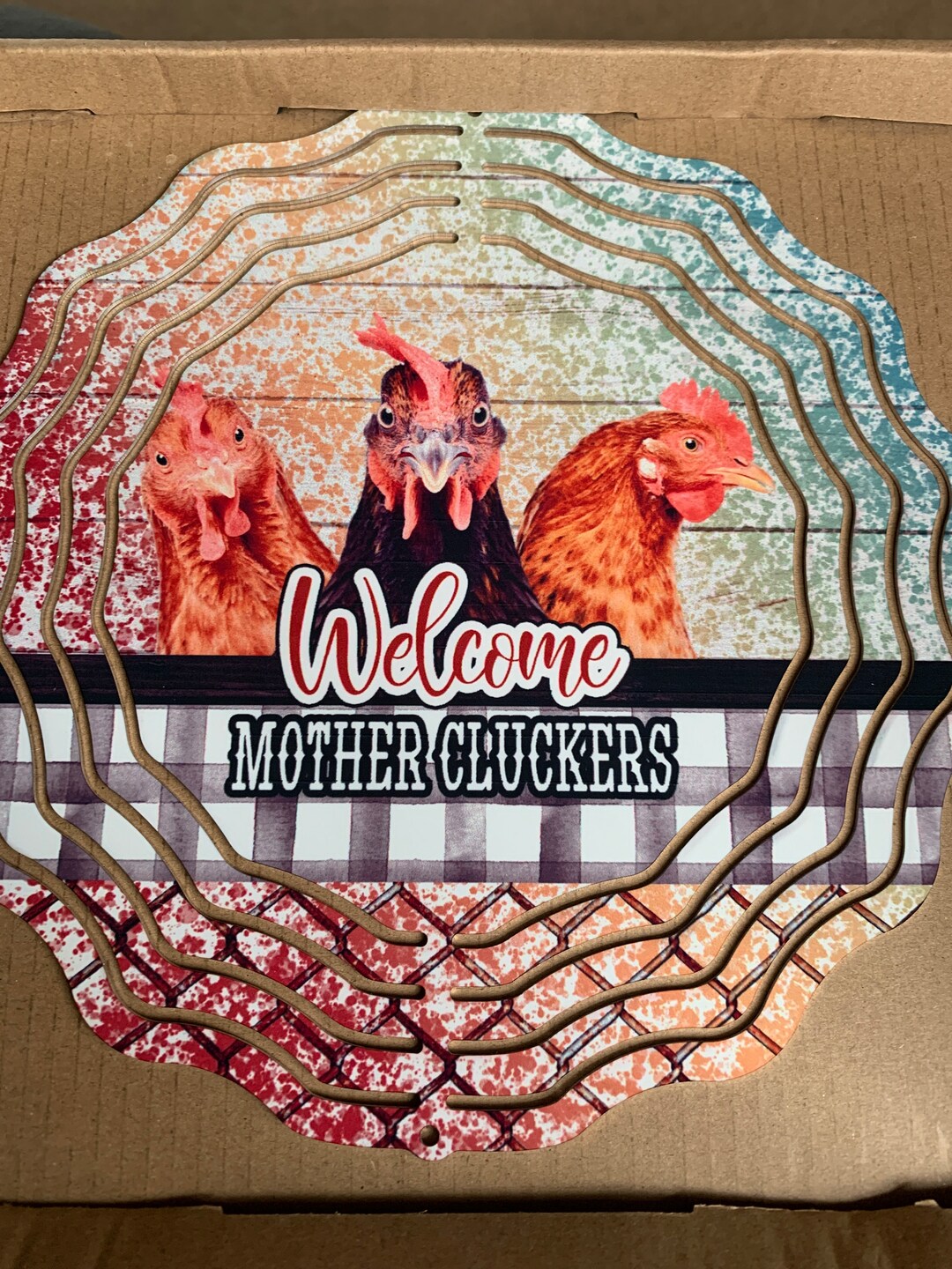 Welcome Mother Clickers Wind Chime - Etsy