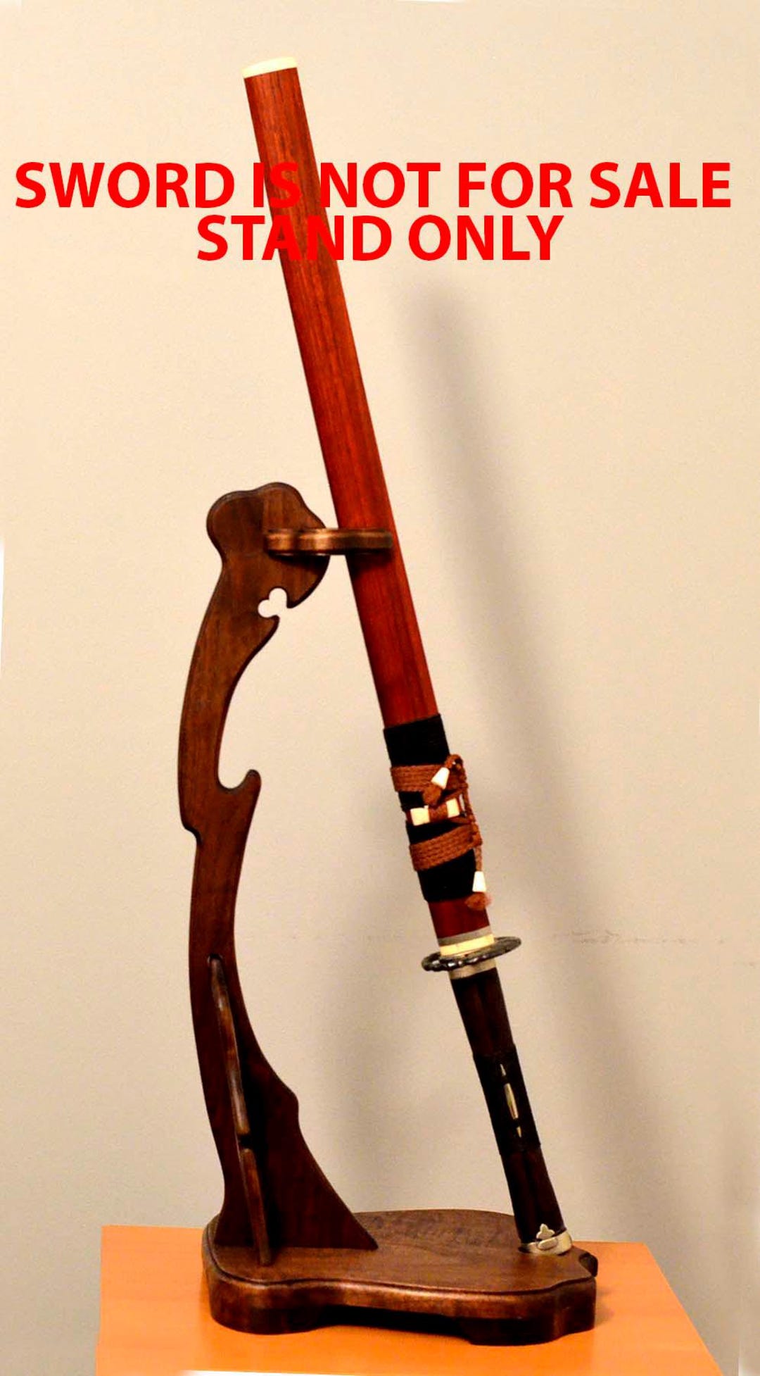 Katana Wakizashi Sword Display Stand Japanese Samurai Katanakake - Etsy