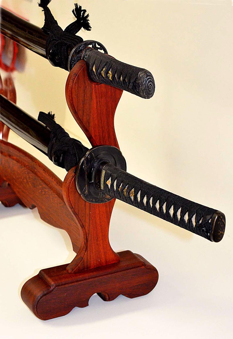 Katana Kake Sword Stand Samurai Katana Wakizashi - Etsy