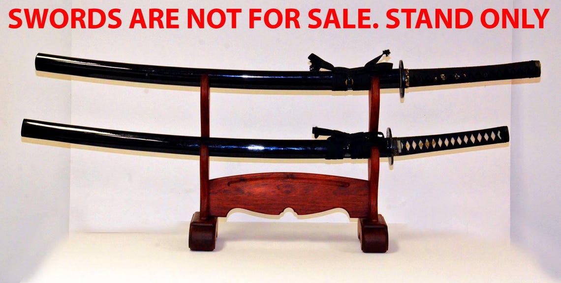 Katana Kake Sword Stand Samurai Katana Wakizashi - Etsy