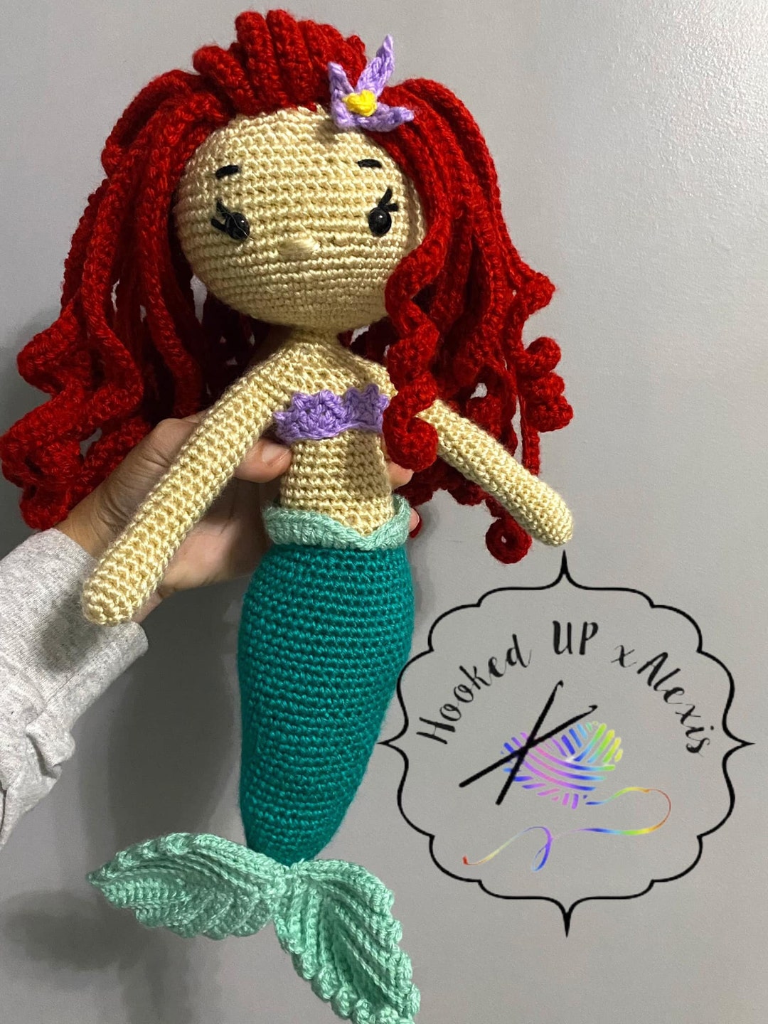 Red Mermaid - Etsy