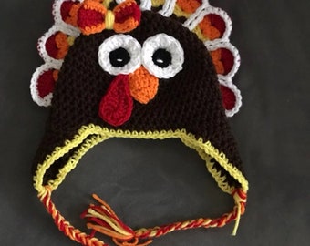 Turkey Hat Turkey Trot Hat Adult Turkey Hat Thanksgiving - Etsy