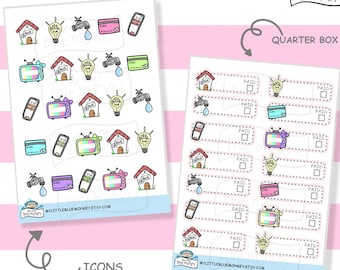 Electricity Bill Sticker - Etsy