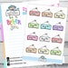 Day off Planner Sticker, Work Sticker Planner Stickers MMI036 - Etsy ...