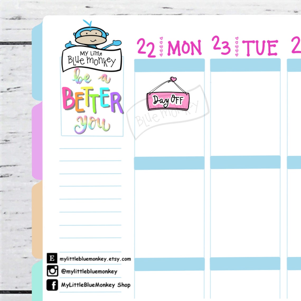 Day off Planner Sticker Work Sticker Planner Stickers - Etsy Australia