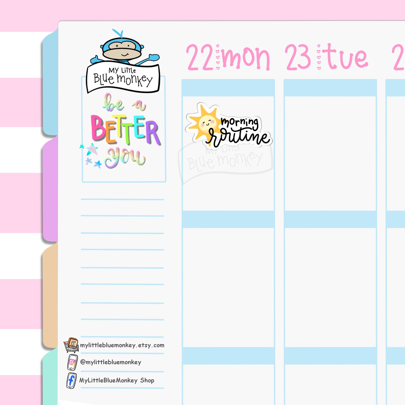 Morning Routine Stickers Night Time Routine Stickers Hand | Etsy Australia