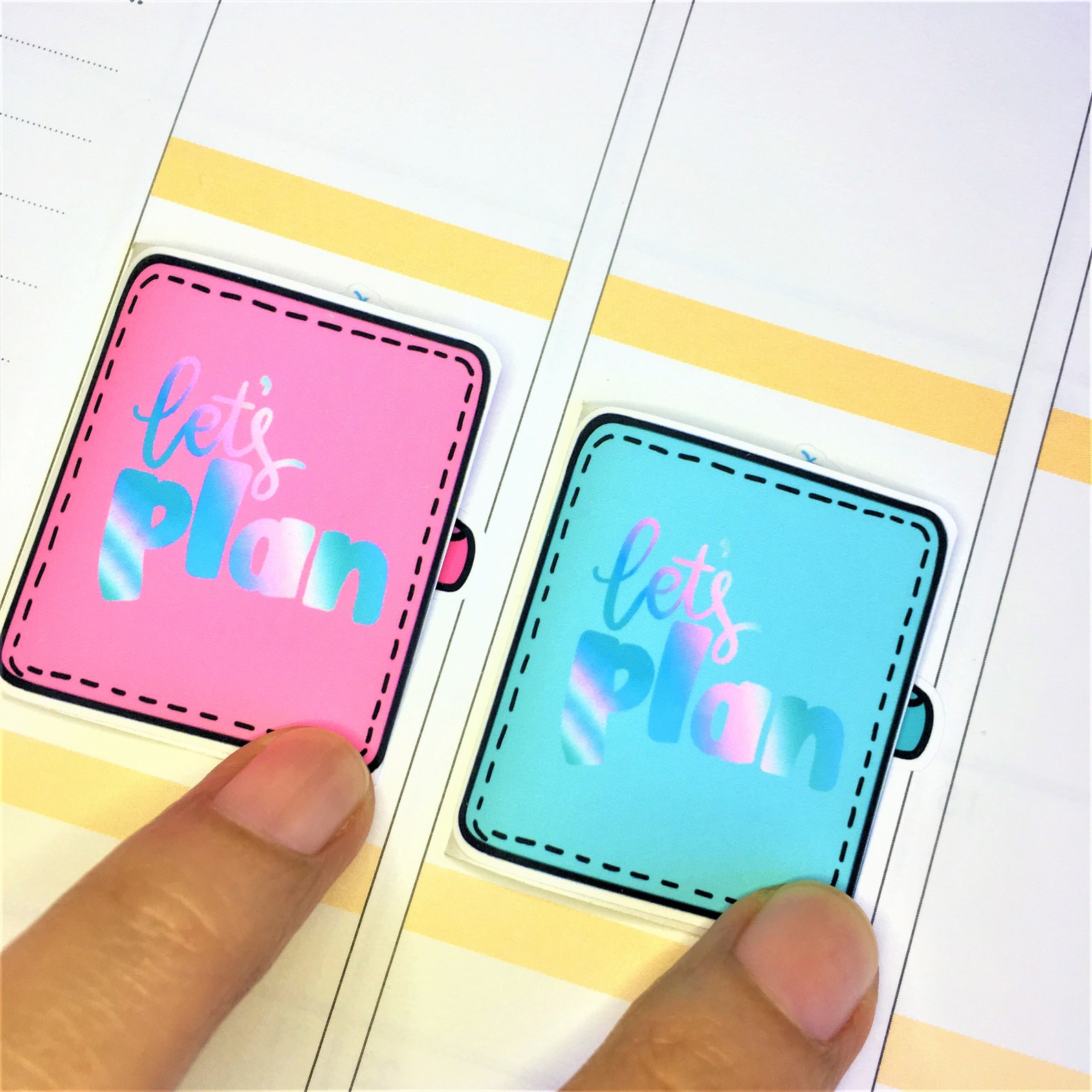 Foldable Planner Spread Sticker Foldable Planner Sticker - Etsy