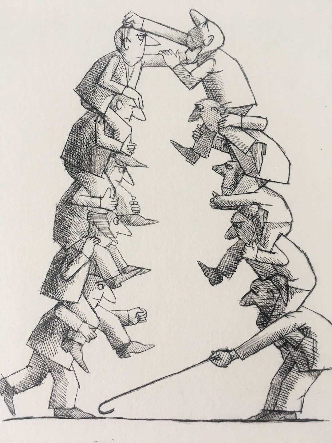 Jules Stauber, ’kampf’ (battle), Original Signed Etching, 1981 - Etsy