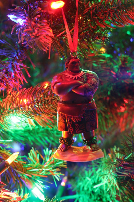 Chief Tui Moana Ornament - Etsy