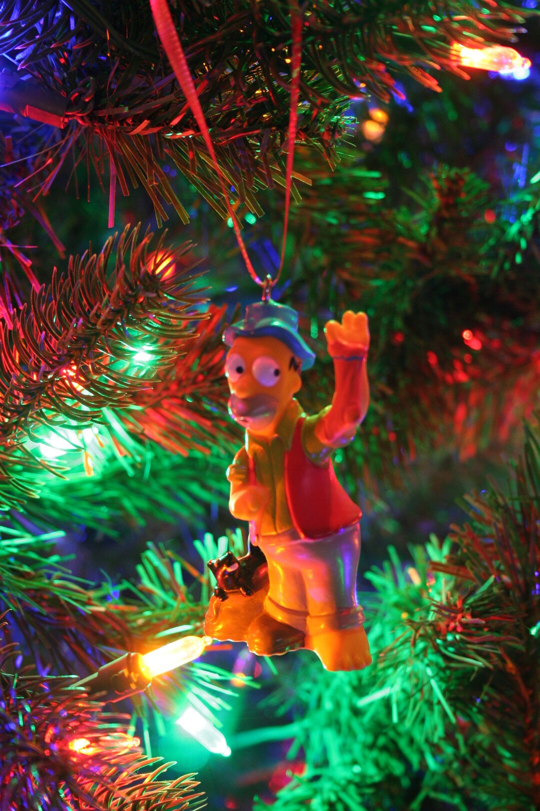 Homer Simpson Camping Stinky Sock Ornament - Etsy