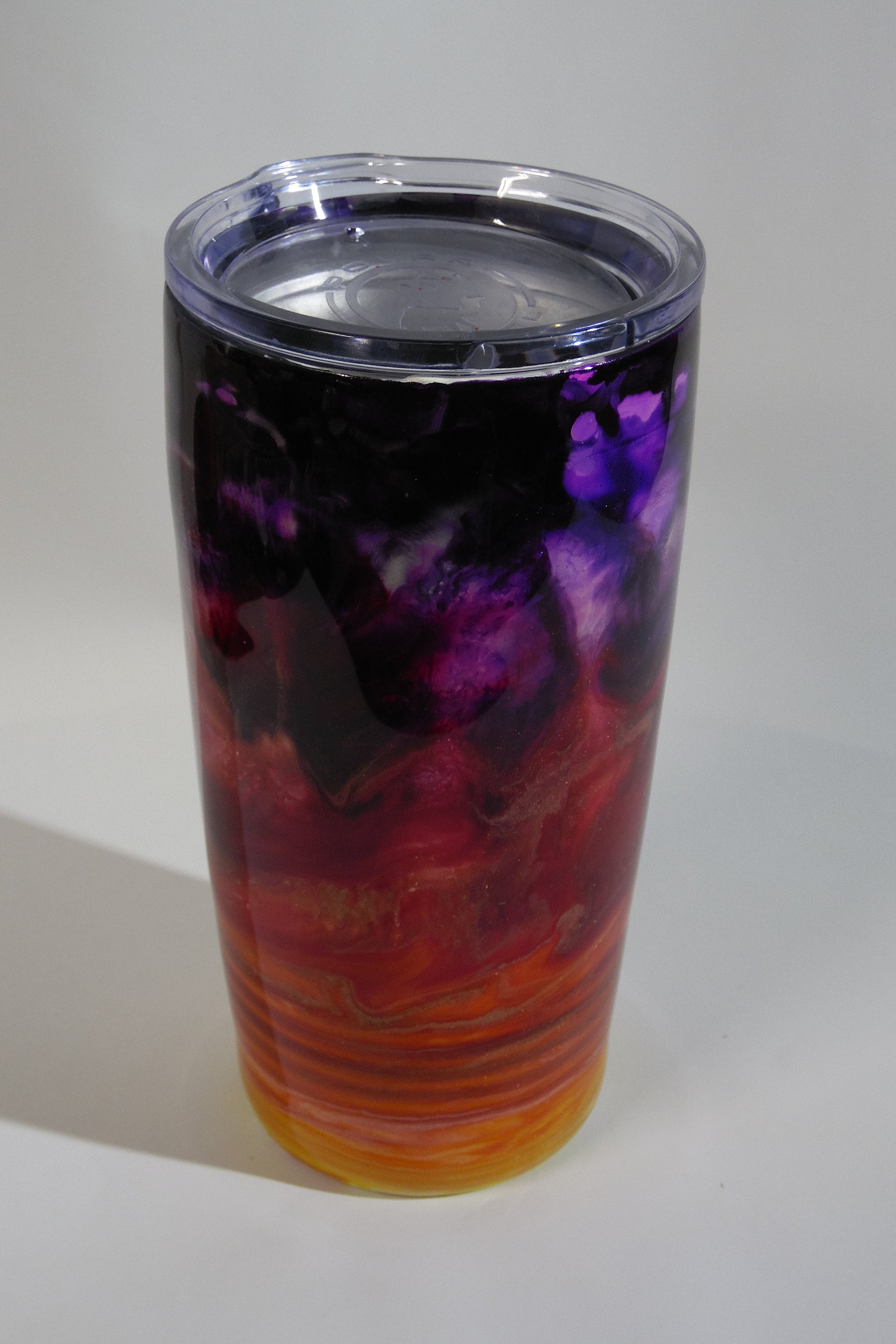Trippy Sunset Epoxy Resin Tumbler 20oz - Etsy