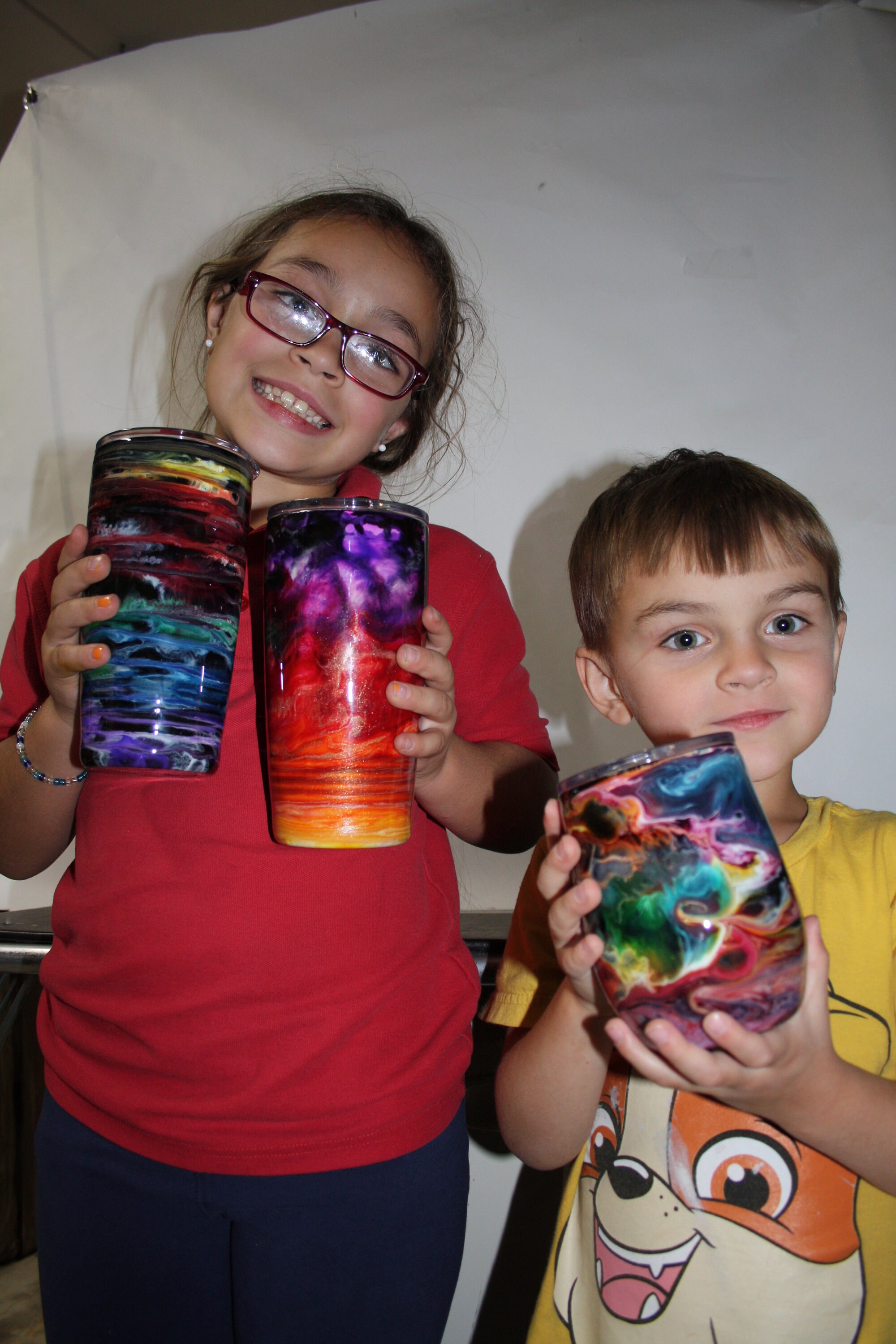 Trippy Sunset Epoxy Resin Tumbler 20oz - Etsy