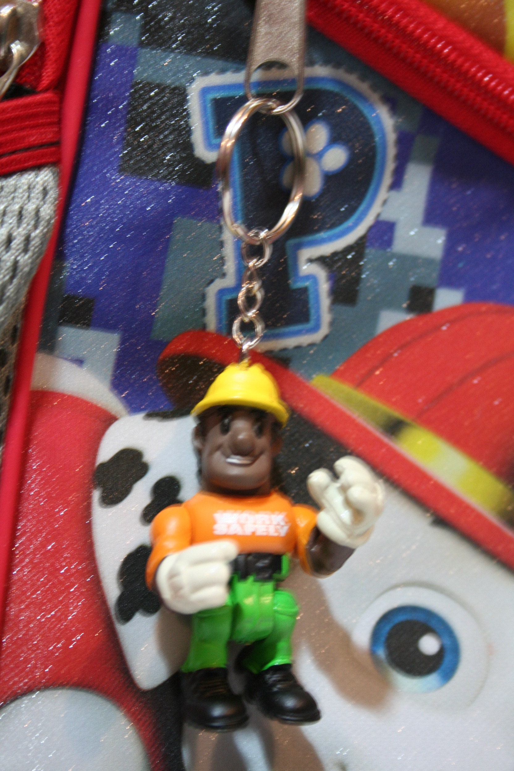 Hardhat Construction Man Keychain - Etsy