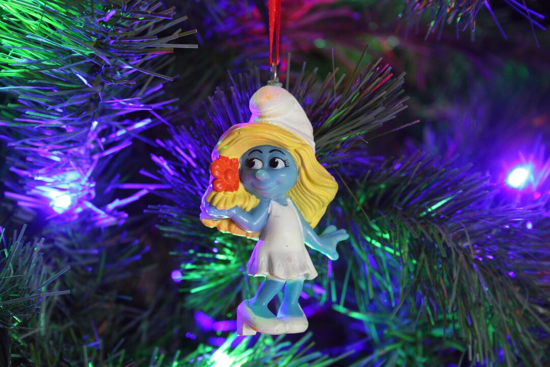 Smurf Cartoon Character Pop Culture Christmas Ornaments - Etsy