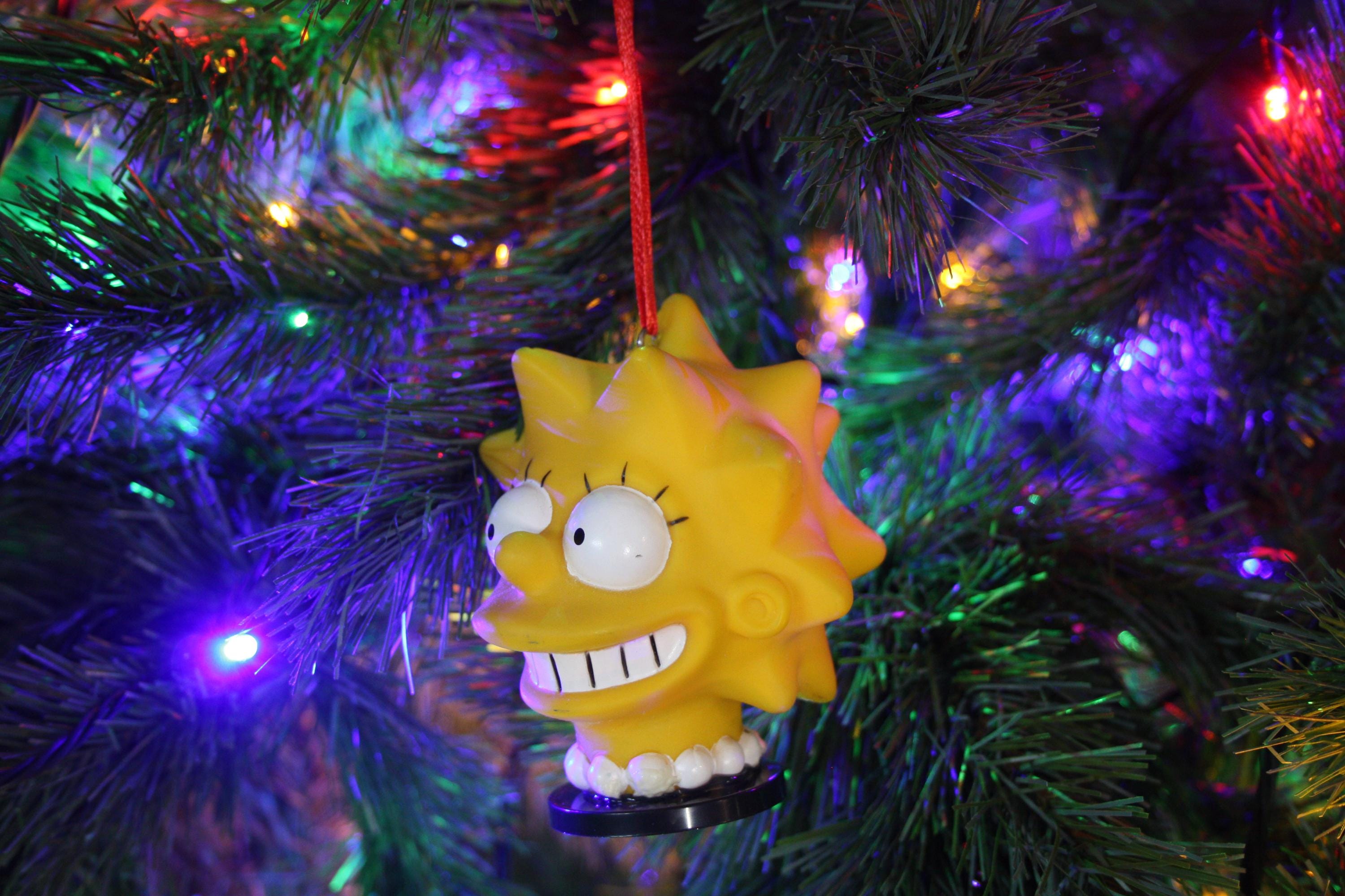 Simpson Head Character Christmas Ornaments - Etsy