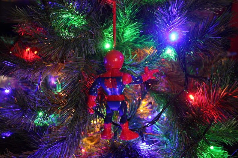 Poseable Spider Man Character Pop Culture Christmas Ornament - Etsy