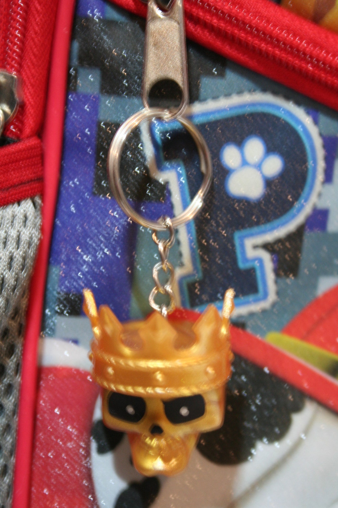 Treasure X Golden Skull Keychain - Etsy