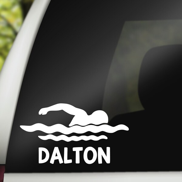 Swimmer Decal - Etsy
