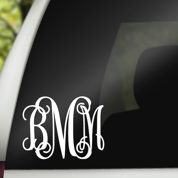 Initials Decal - Etsy