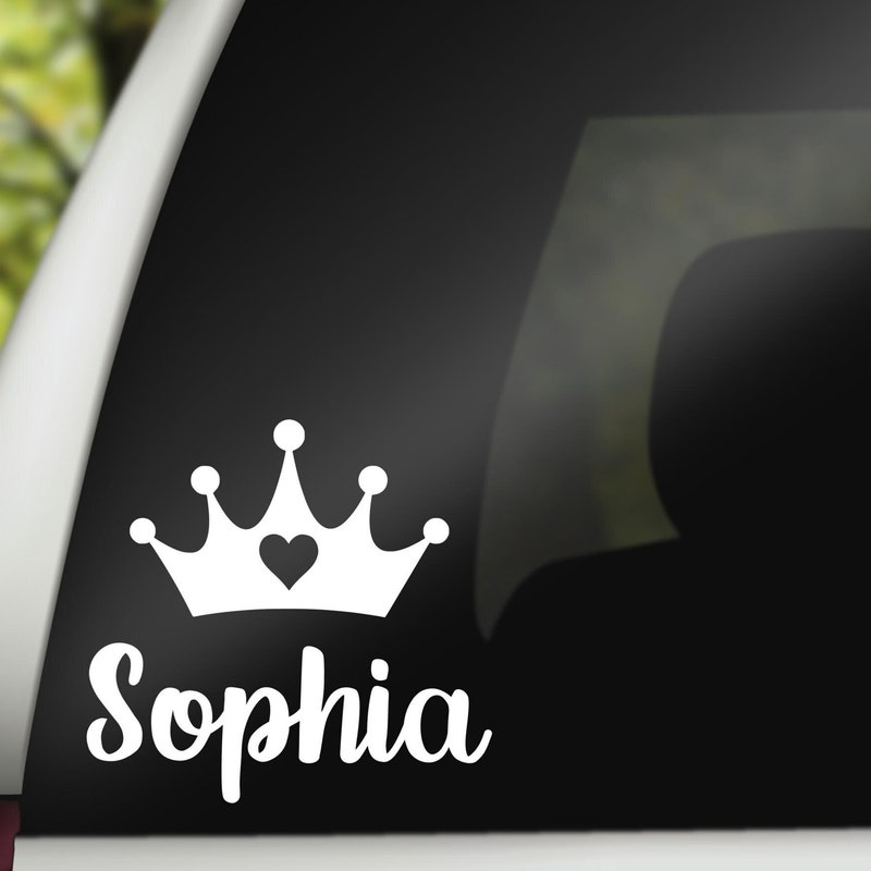Princess Crown Decal - Etsy