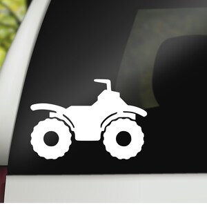 ATV Decal Quad Decal Boys Tumbler Decal Four Wheeler Decal - Etsy