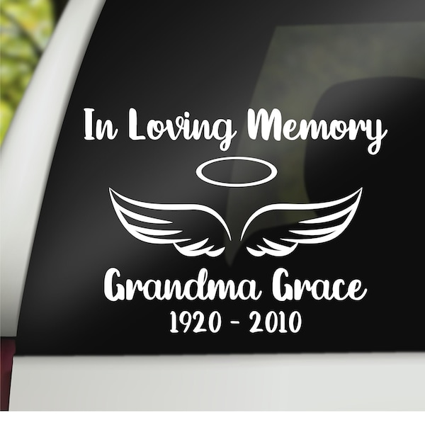 Remembrance Decal - Etsy