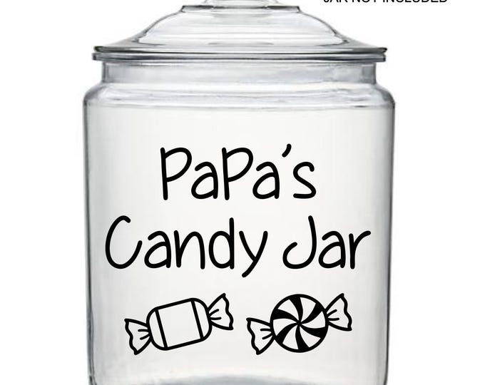 Candy Jar - Etsy
