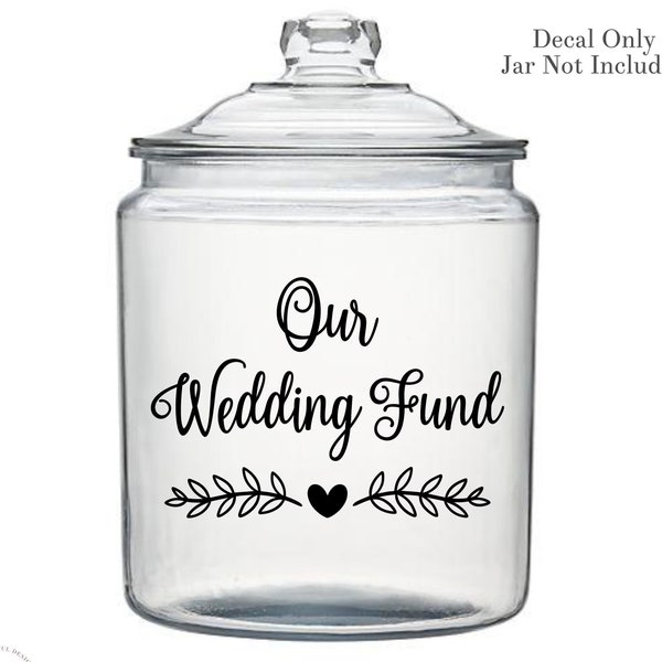 Wedding Fund Jar - Etsy