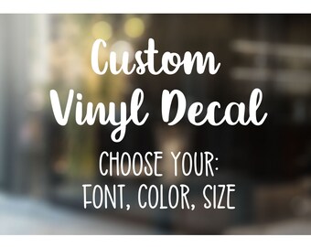 CREATE YOUR OWN Custom Decal - Etsy