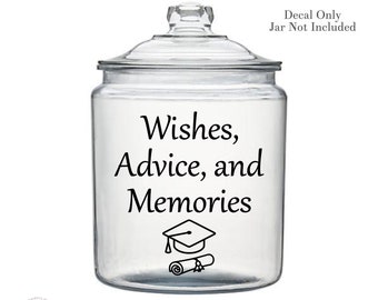 Graduation Wishes Jar - Etsy