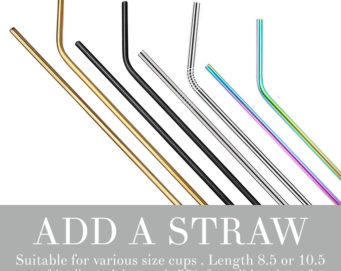 Extra Straw Pack for Tumblers, 20oz or 30oz Straws, Individually ...