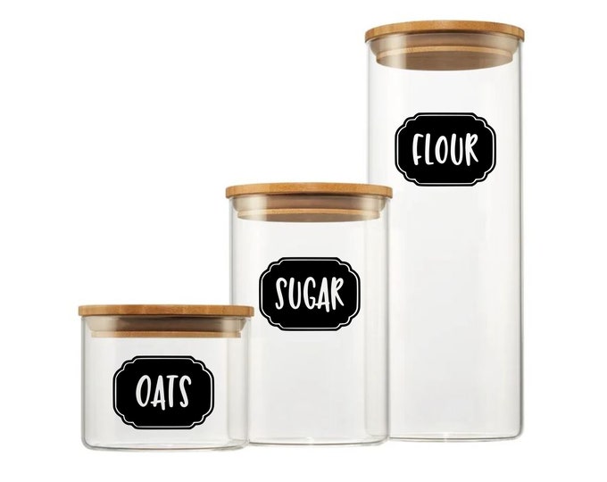 Vintage Canister Labels Set Instant Download Antique Decor, Farmhouse ...