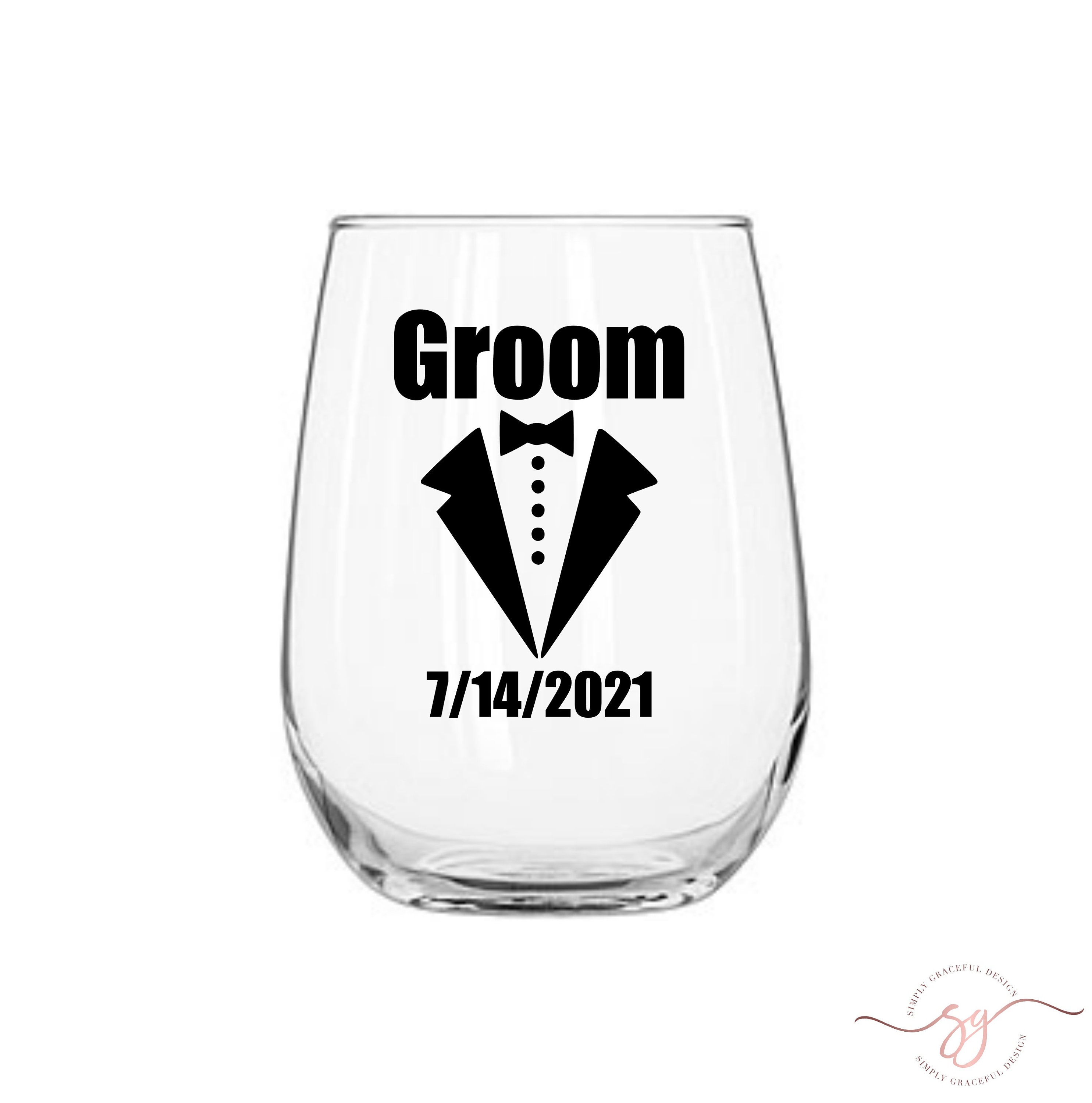 Groomsman Decal Groom Decal Best Man Decal Beer Mug Decal | Etsy