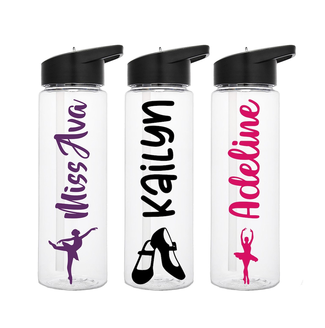 Dance Water Bottle, Dancer Gift, Ballet Teacher Gift, Dance Recital ...