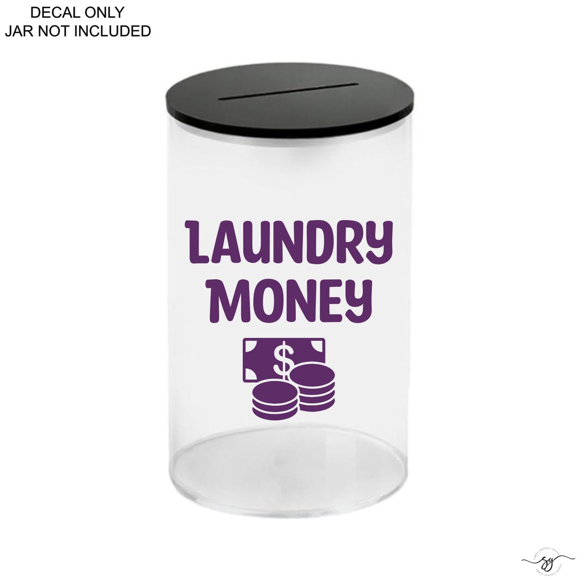 Laundry Fund Decal, College Student Gift, Laundromat Savings ...