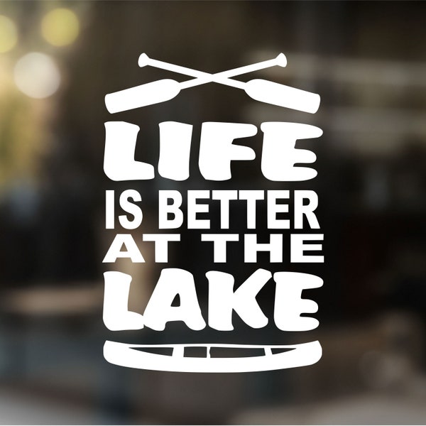 Lake Life Decal - Etsy