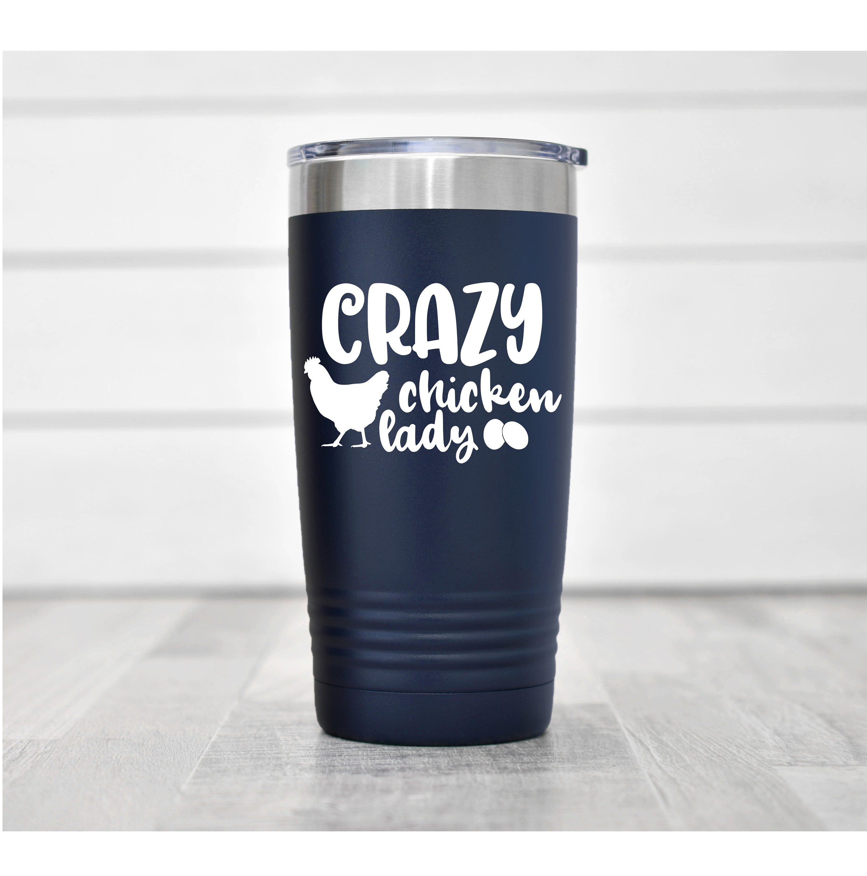 Crazy Chicken Lady Decal Chicken Decal Tumbler Decal | Etsy