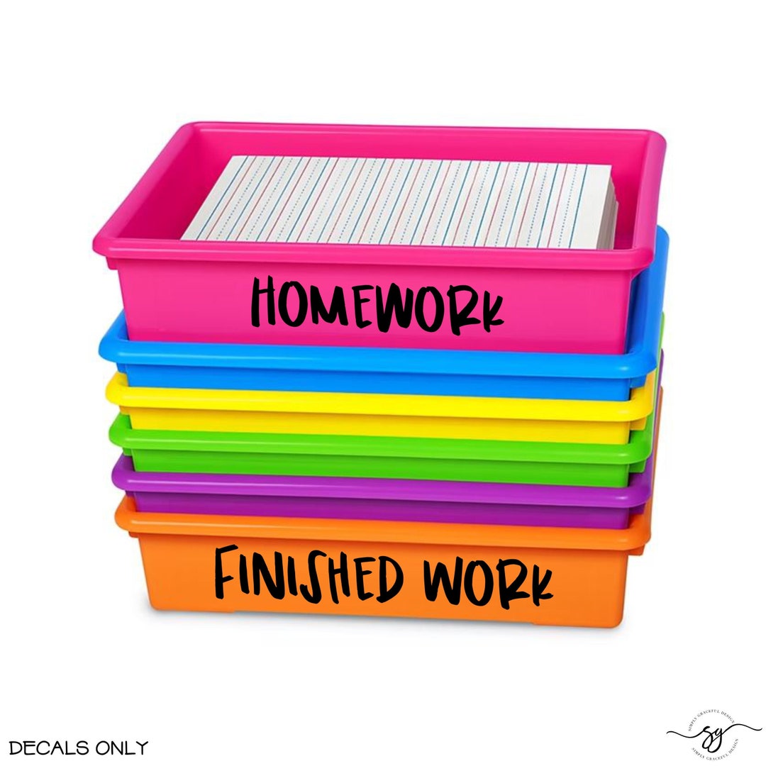 Classroom Labels, Back to School Decals, Bin Labels, Teacher ...