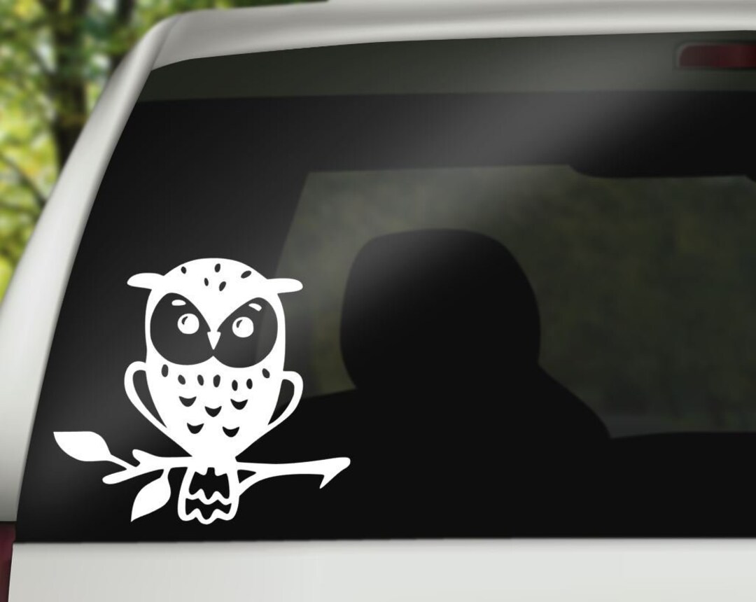 Owl Bird Decal Owl Gifts Bird Lover Gift Laptop Decal - Etsy
