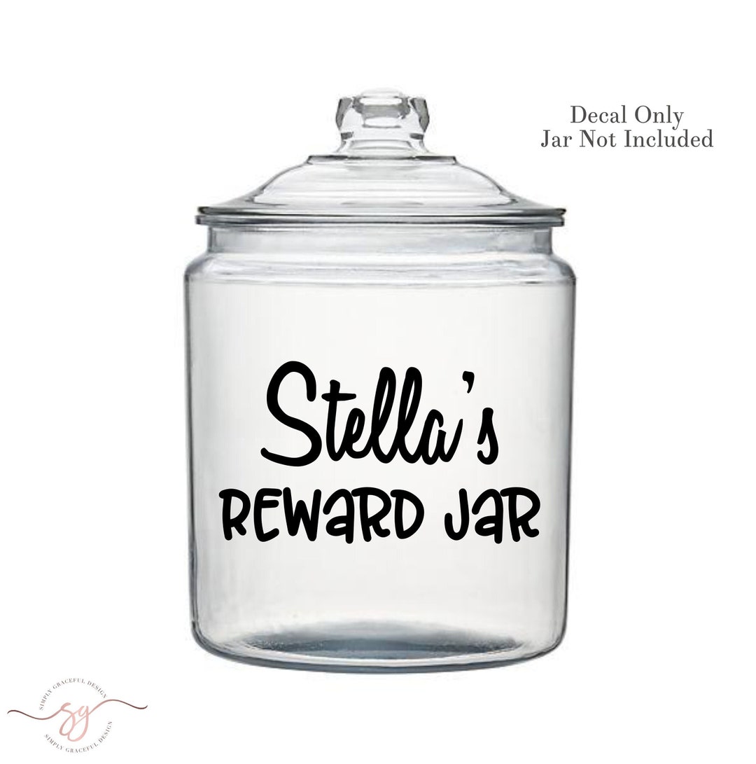 Reward Jar Decal, Kids Reward System, Design Your Own Decal, Good ...
