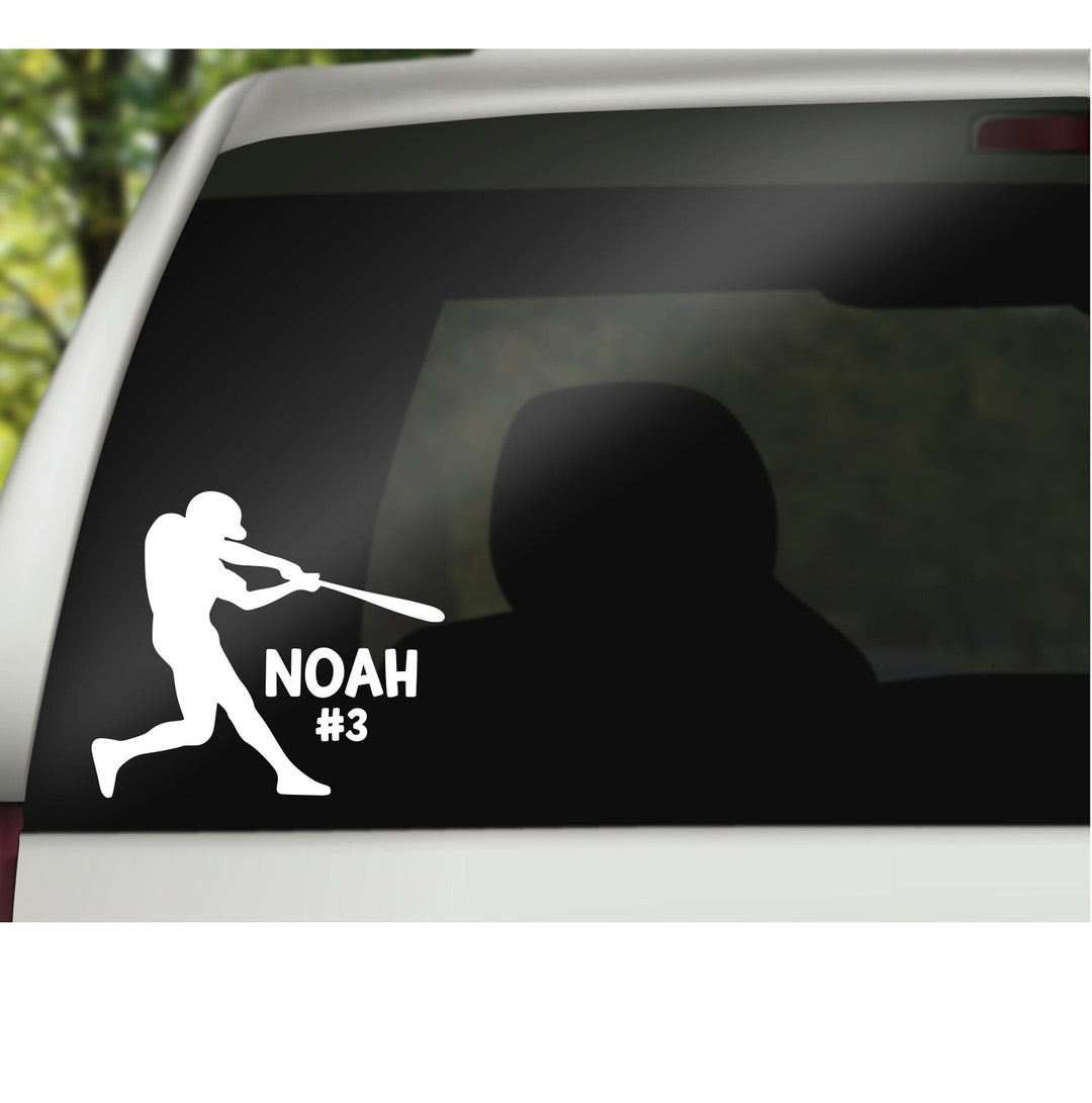 Baseball Decal, Baseball Player Decal, Ball Player Gift, Baseball ...