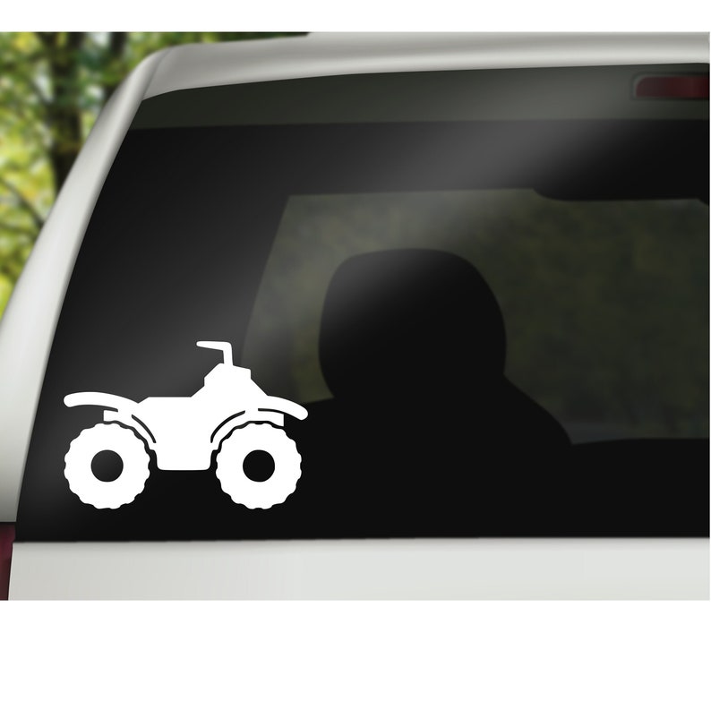 ATV Decal Quad Decal Boys Tumbler Decal Four Wheeler Decal - Etsy