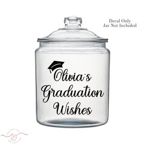 Custom Graduation Decal, Graduation Wishes, Personalized Decal, Gifts ...