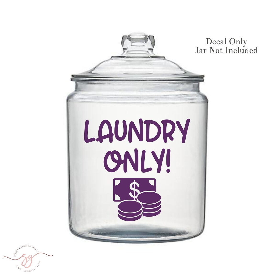 Laundry Fund Decal College Student Gift Laundromat Savings - Etsy